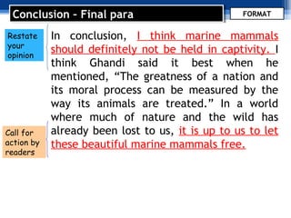 Argumentative Essay - format and Language use | PPT