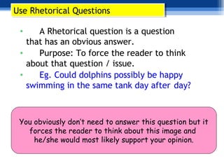 Argumentative Essay - format and Language use | PPT