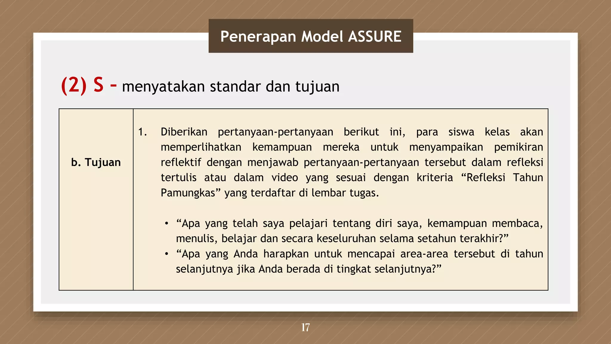 Model ASSURE: Konsep dan Contoh Penerapan | PPTX