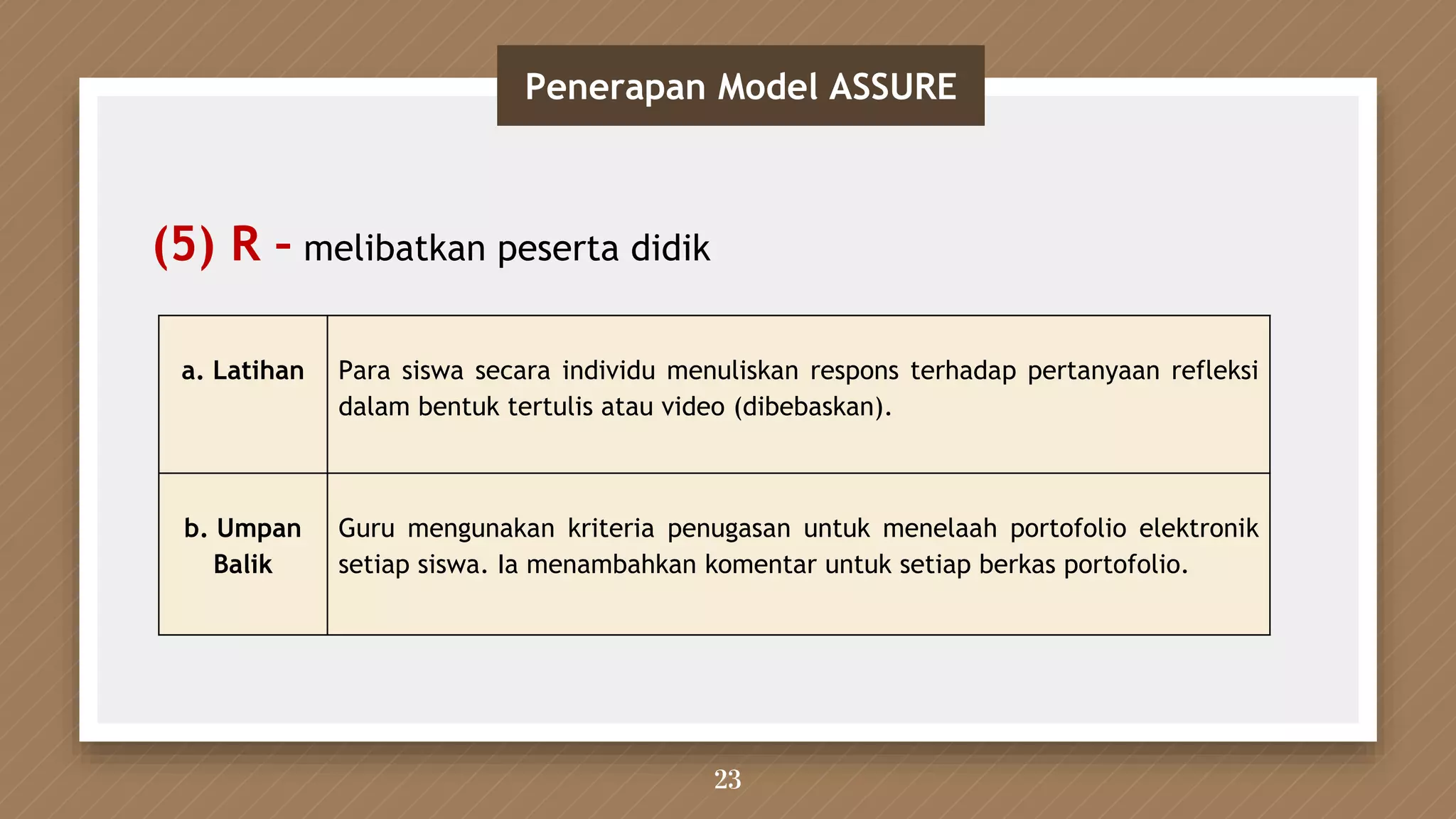 Model ASSURE: Konsep dan Contoh Penerapan | PPTX