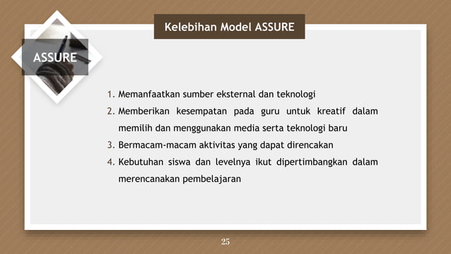 Model ASSURE: Konsep dan Contoh Penerapan | PPTX