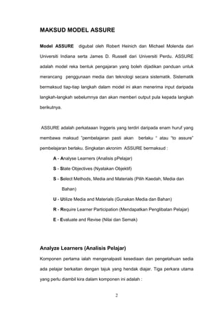 Model assure 1 | PDF