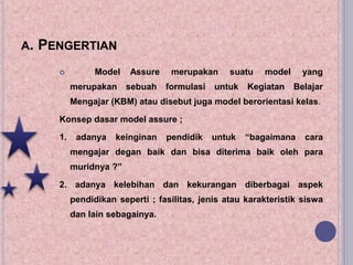 Model assure media pembelajaran | PPTX