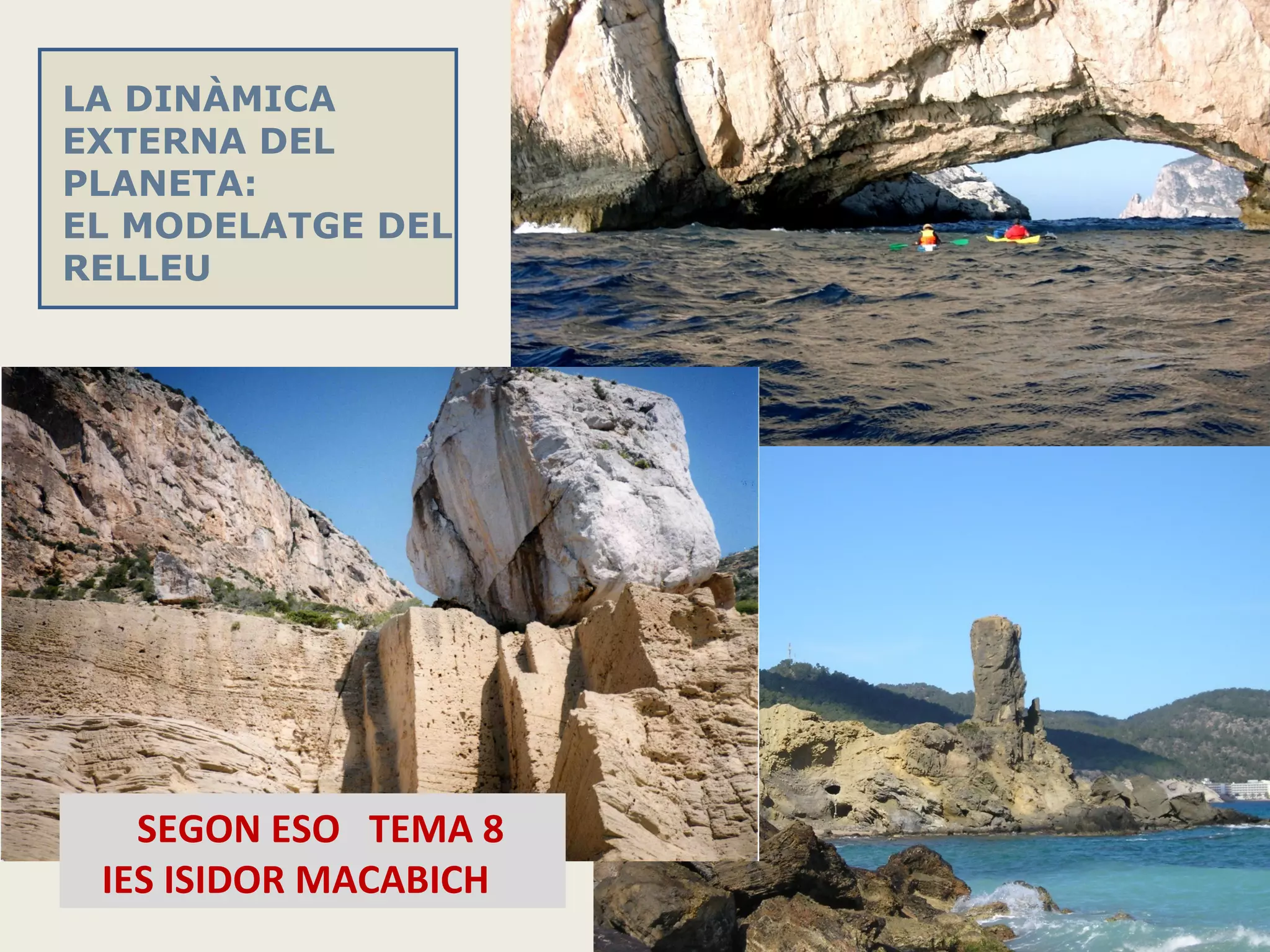 La dinàmica externa del planeta: El modelatge del relleu 2 ESO | PPT
