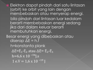 Model atom bohr | PPTX