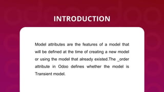 Model Attribute - _transient | PPTX