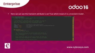 Model Attribute - _transient | PPTX