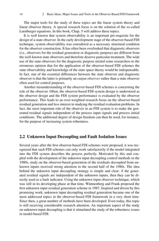 Model based fault diagnosis techniques 2e | PDF