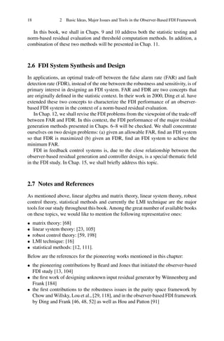 Model based fault diagnosis techniques 2e | PDF