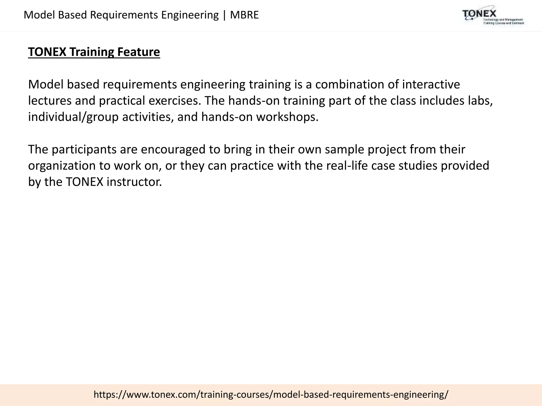 Model Based Requirements Engineering (MBRE) | PPT