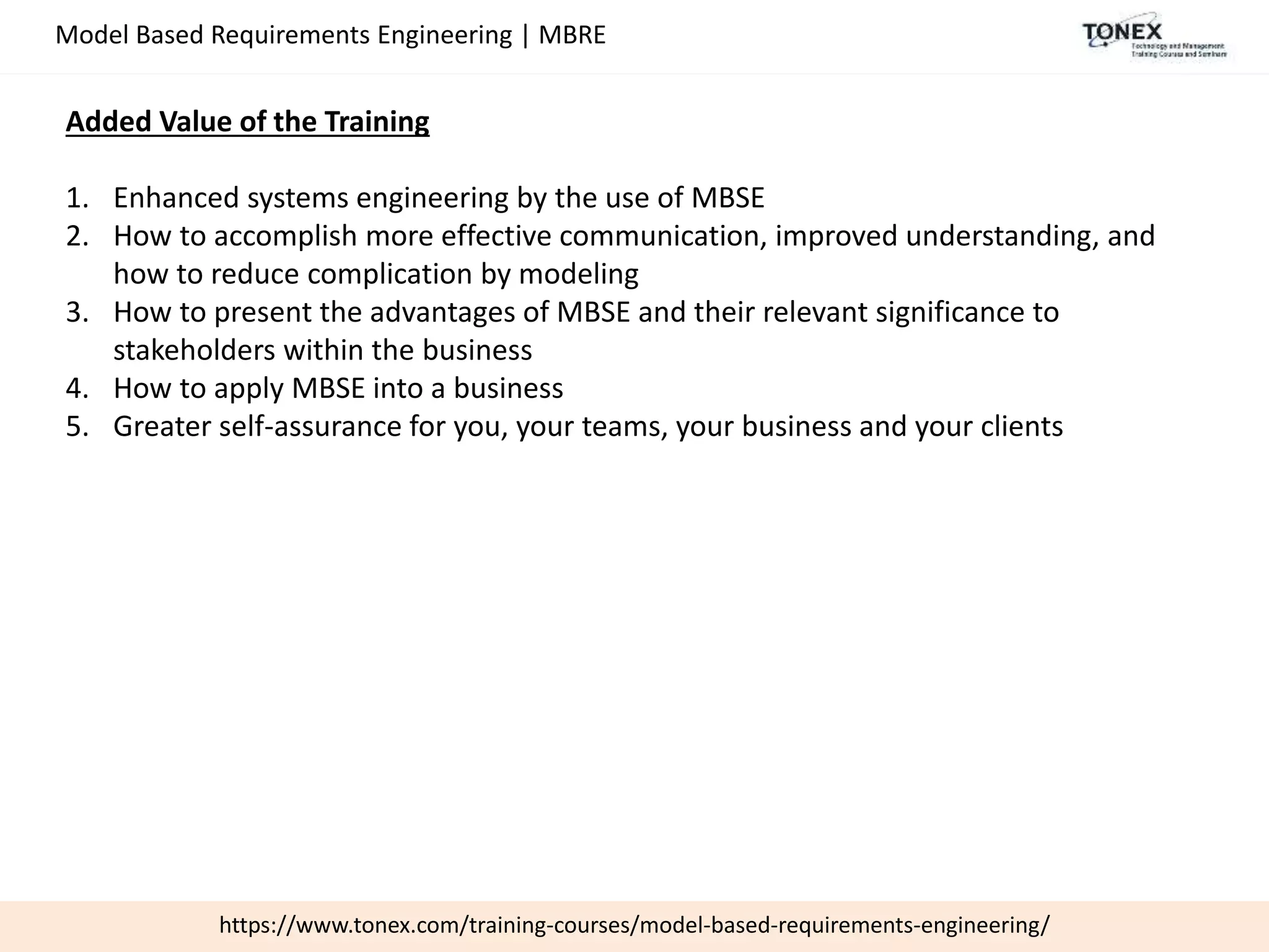 Model Based Requirements Engineering (MBRE) | PPTX