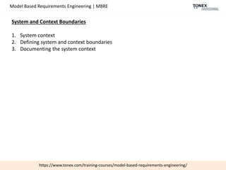 Model Based Requirements Engineering (MBRE) | PPT