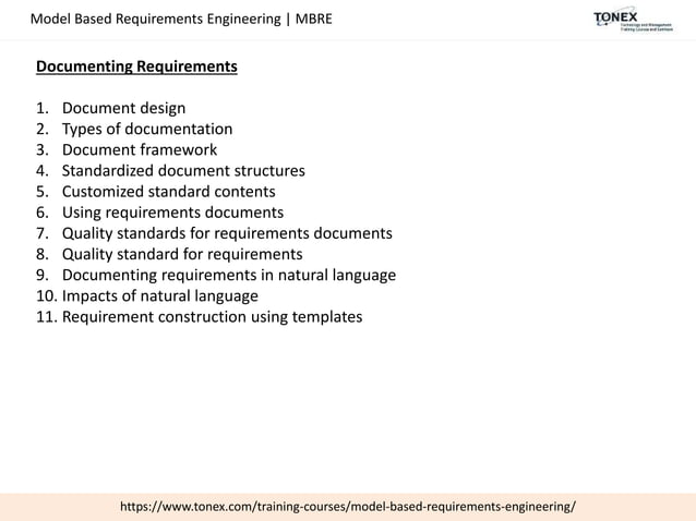 Model Based Requirements Engineering (MBRE) | PPT