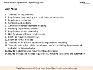 Model Based Requirements Engineering (MBRE) | PPT