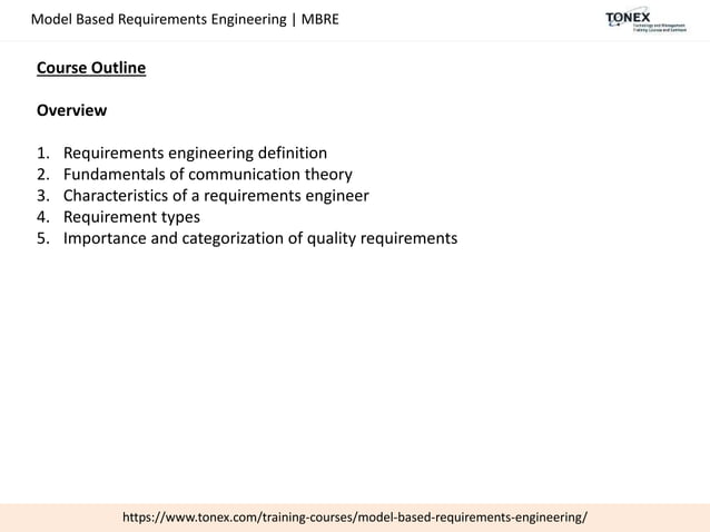 Model Based Requirements Engineering (MBRE) | PPT