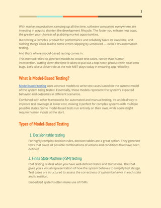 Model-Based Testing in The Test Automation | PDF