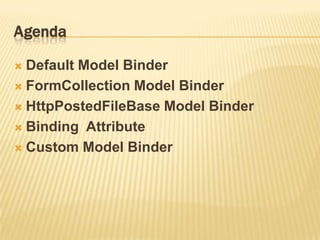 MVC Model Binding | PPT