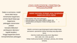 MODEL BISNIS yang digunakan E-COMMERCE.pdf