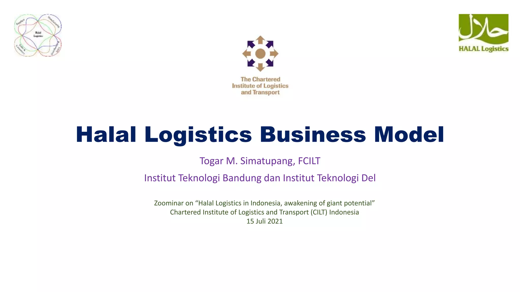 Halal Logistics Business Model | PPTX