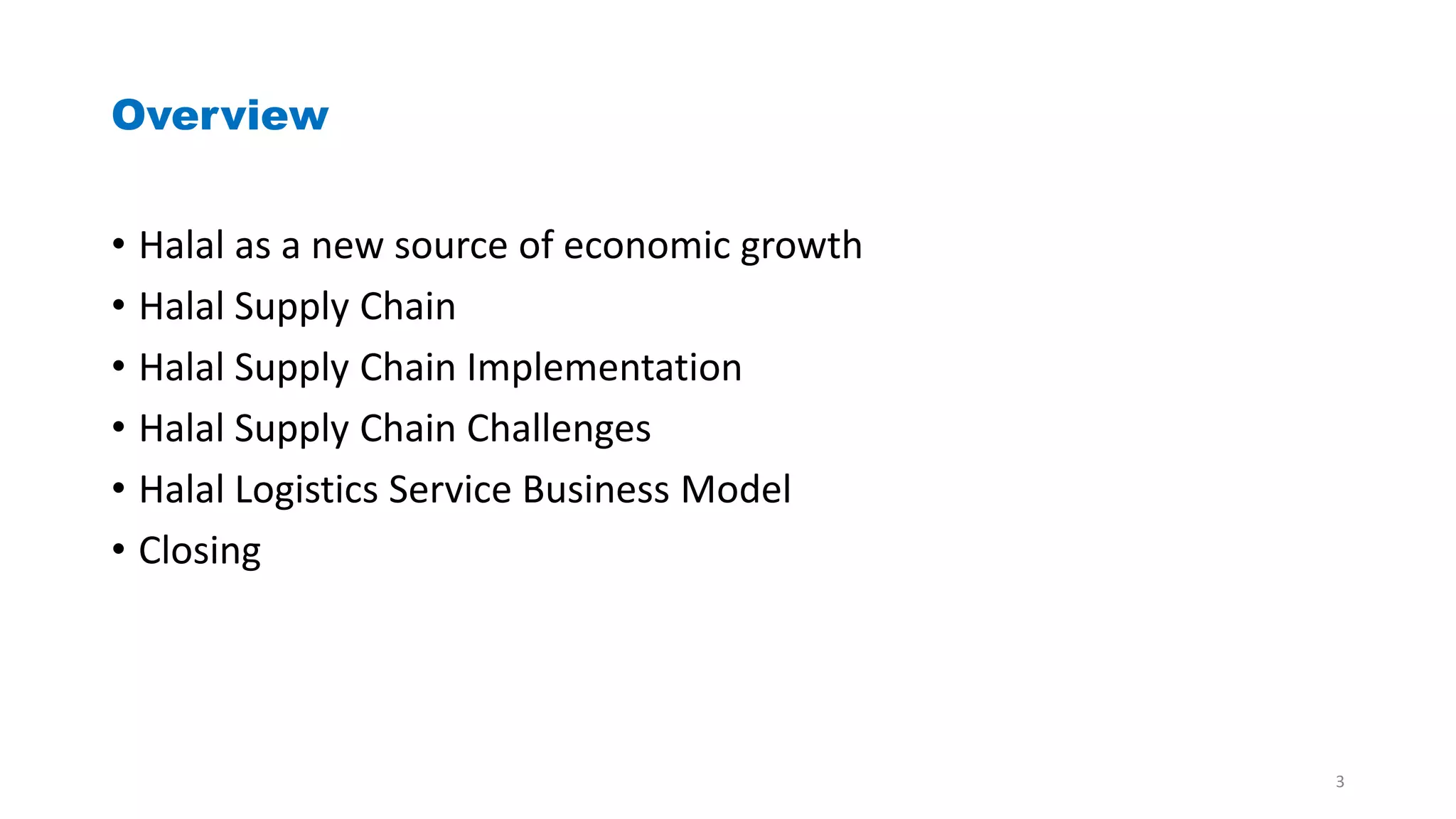 Halal Logistics Business Model | PPTX