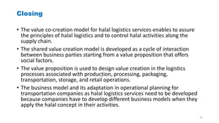 Halal Logistics Business Model | PPTX