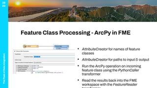 Model Build ArcPy Into Your FME Workflows | PDF