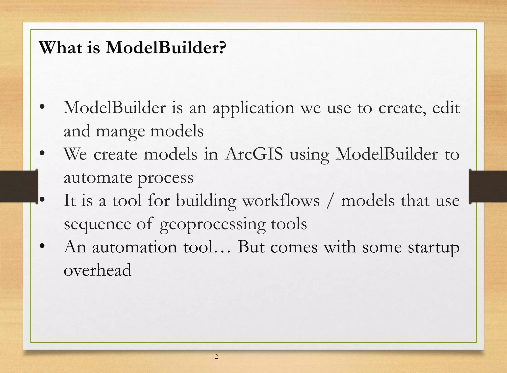 Model builder in_arcgis | PPT