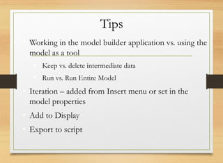 Model builder in_arcgis | PDF