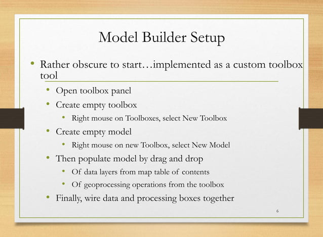 Model builder in_arcgis | PPT