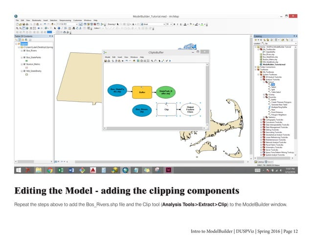 Intro to ArcGIS ModelBuilder | PDF