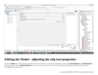 Intro to ArcGIS ModelBuilder | PDF