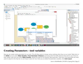 Intro to ArcGIS ModelBuilder | PDF
