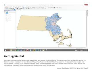 Intro to ArcGIS ModelBuilder | PDF