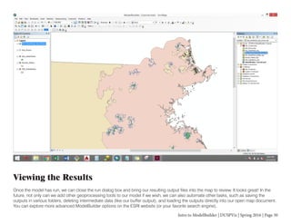 Intro to ArcGIS ModelBuilder | PDF