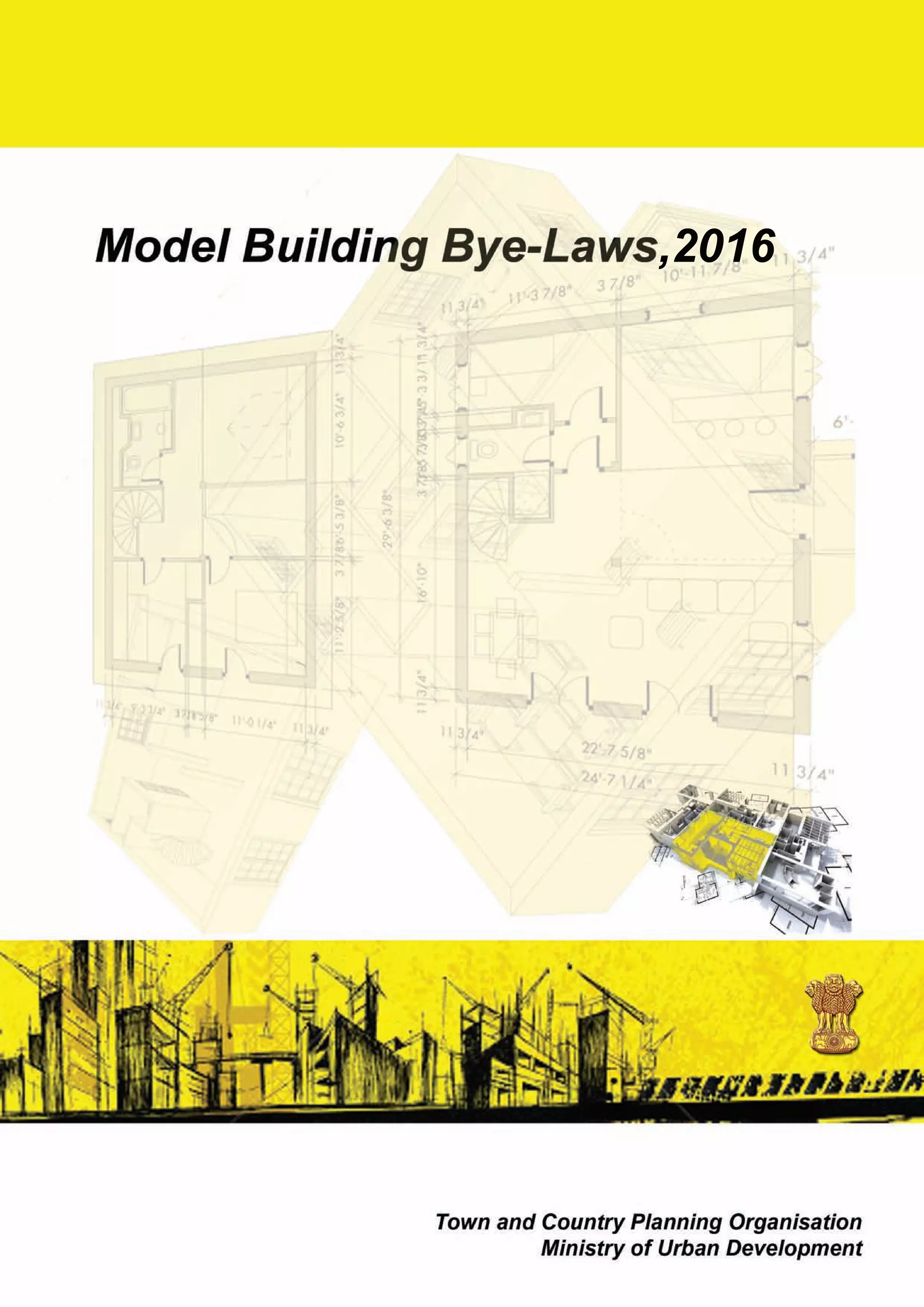 Model building bye laws 2016 | PDF