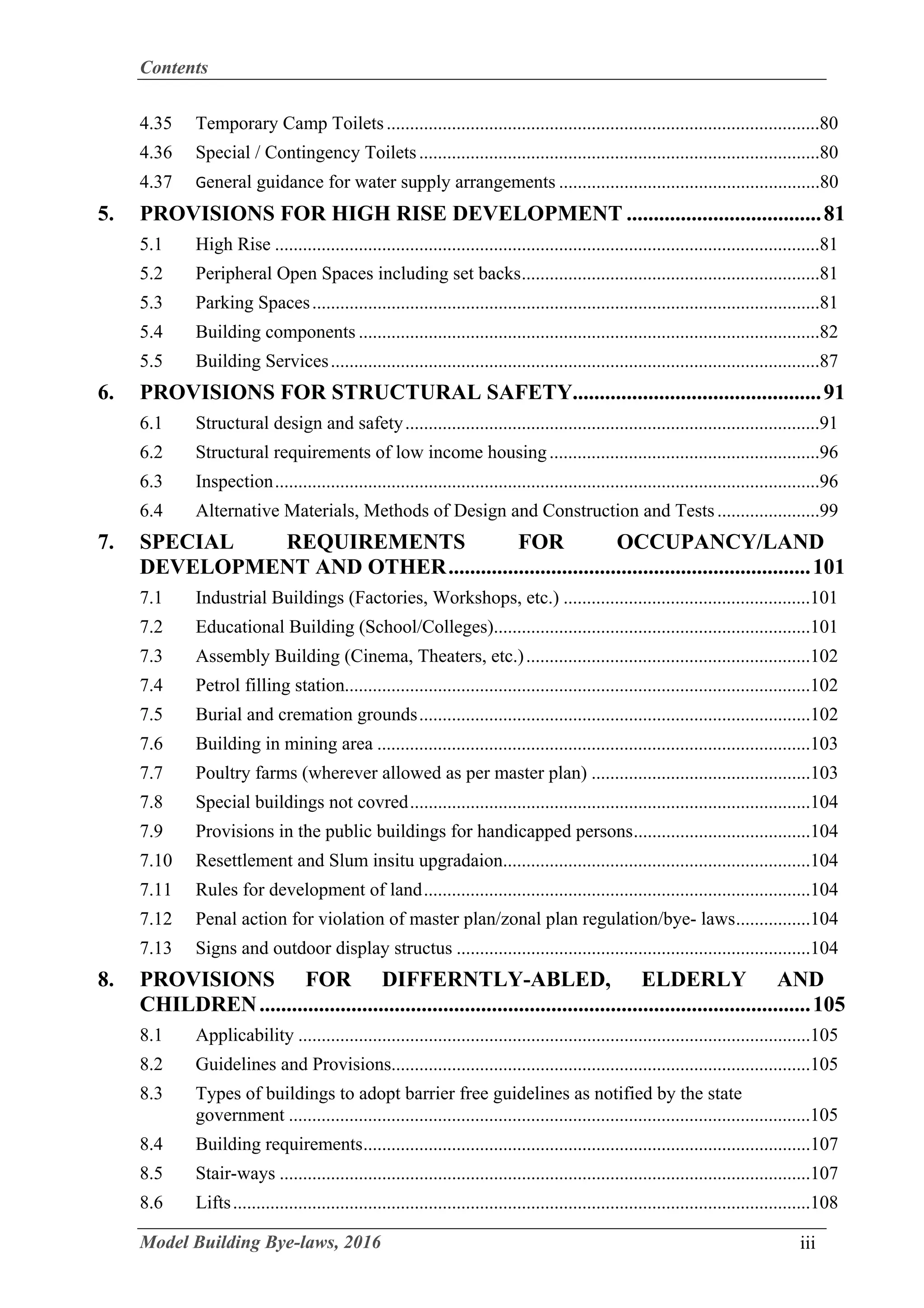 Model building bye laws 2016 | PDF