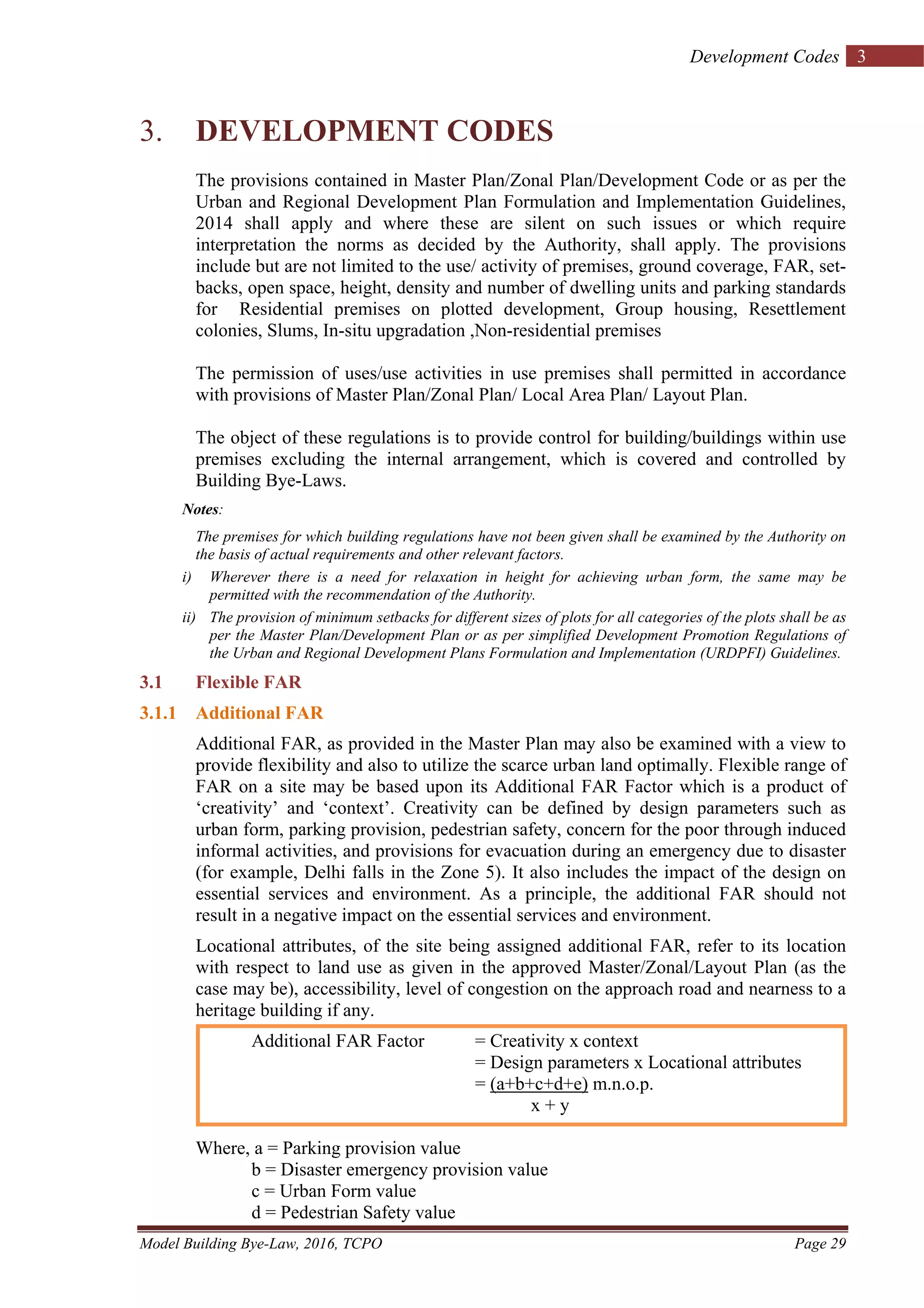 Model building bye laws 2016 | PDF