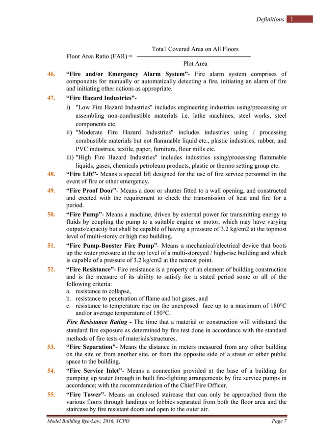 Model building bye laws 2016 | PDF