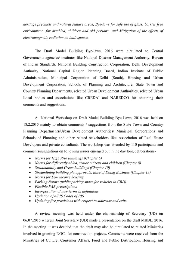 Model building bye laws 2016 | PDF