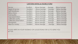 Model cafeteria iit roorkee | PPTX