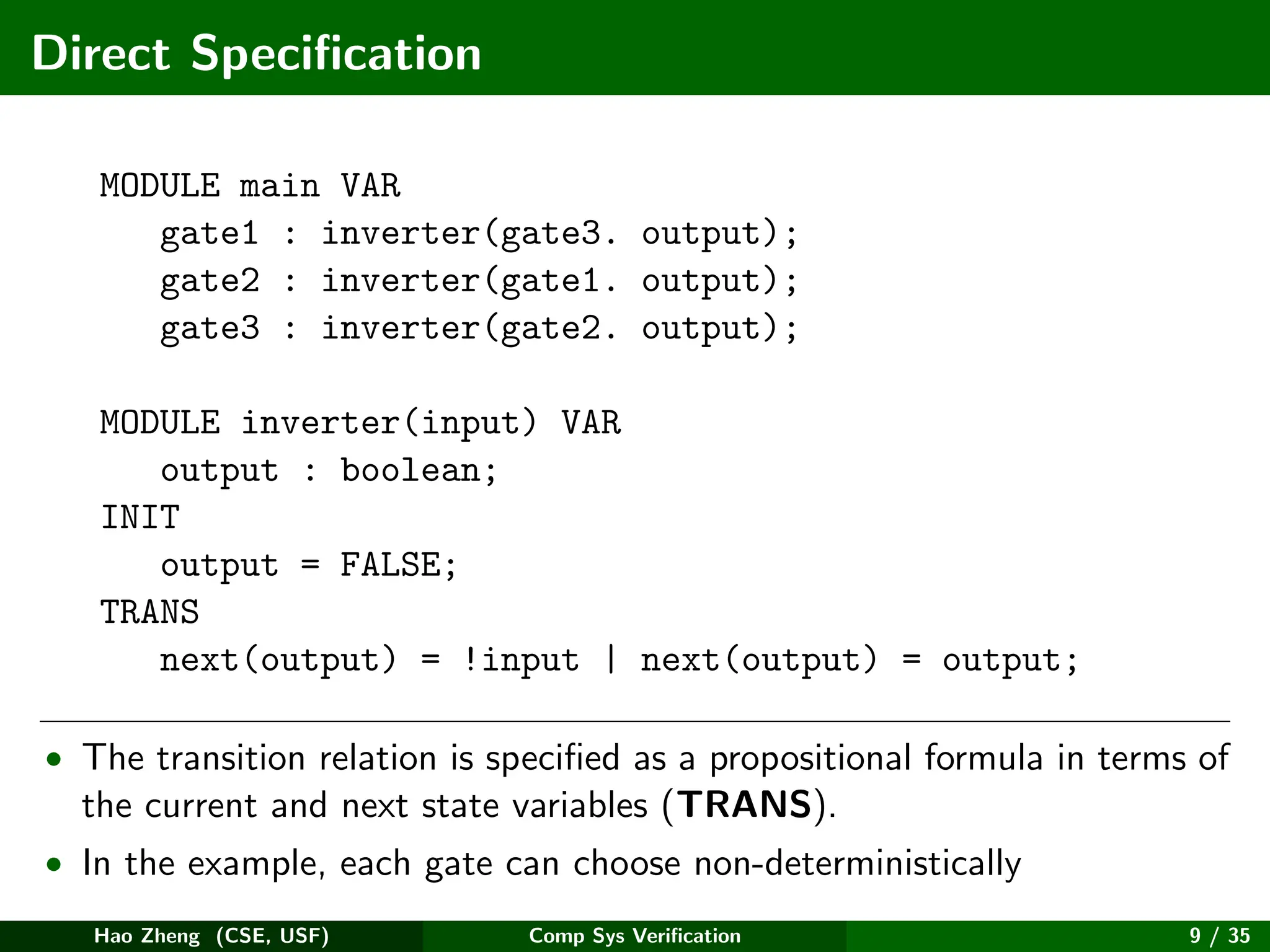Model Checker NuSMV - Hao Zhang - University of Florida.pdf