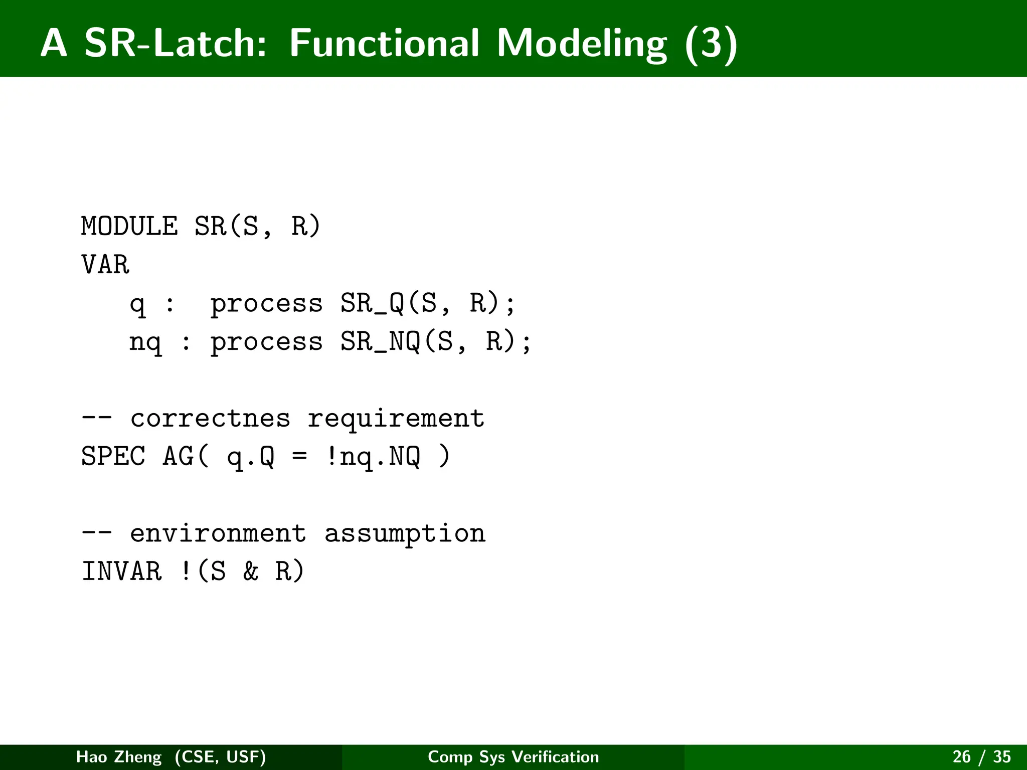 Model Checker NuSMV - Hao Zhang - University of Florida.pdf