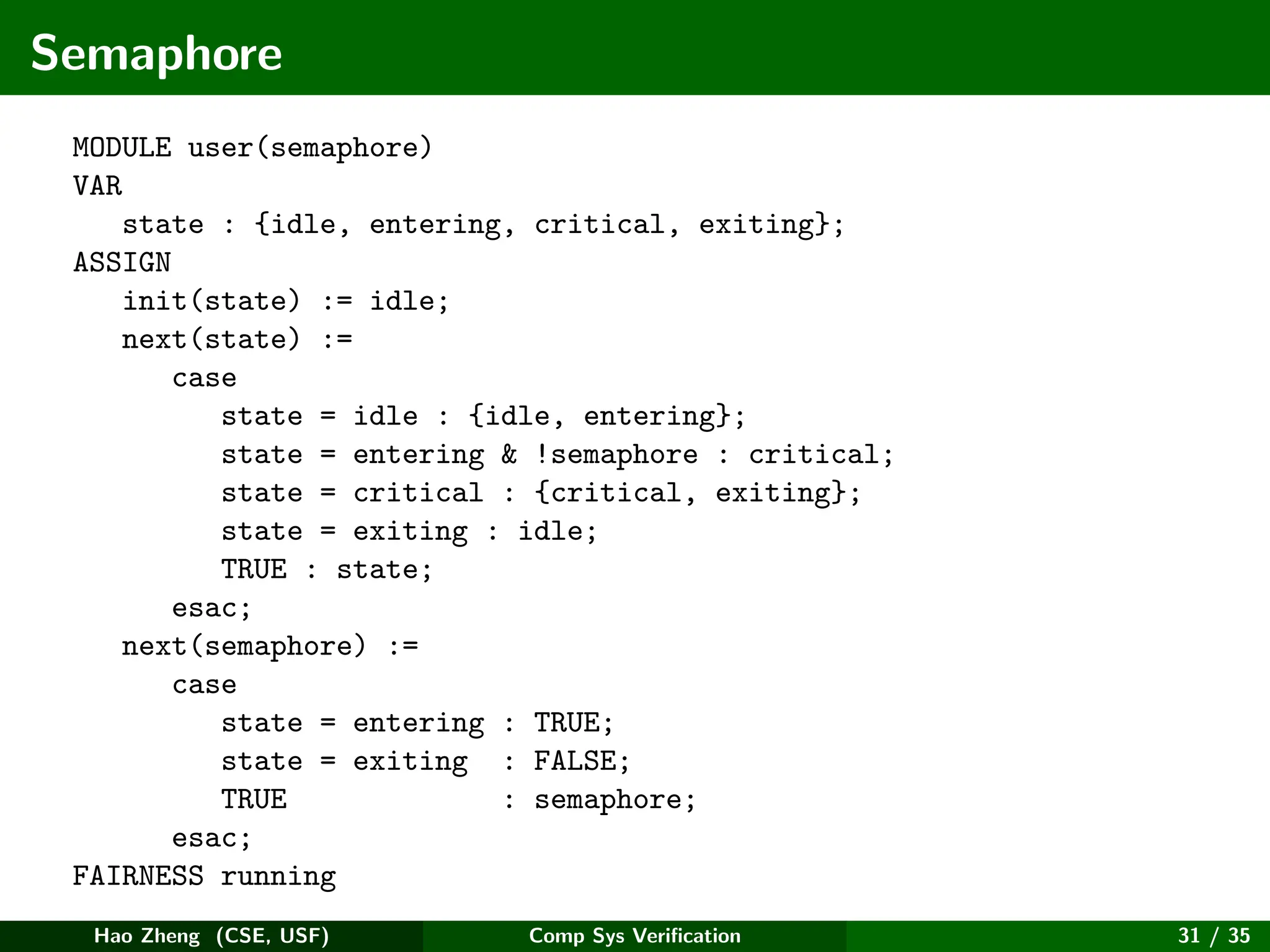 Model Checker NuSMV - Hao Zhang - University of Florida.pdf