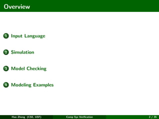 Model Checker NuSMV - Hao Zhang - University of Florida.pdf