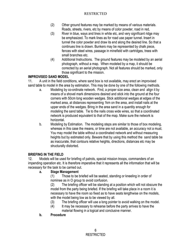 Model construction and briefing | DOC
