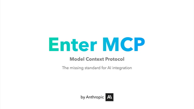 Model Context Protocol (MCP) Training Presentation | PPTX