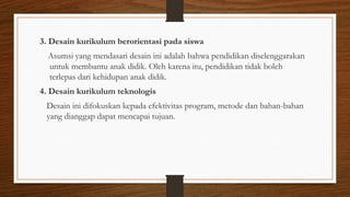 MODEL DAN DESAIN KURIKULUM PENDIDIKAN IPA | PPTX