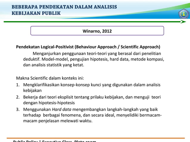 Model dan pendekatan dalam analisis kebijakan publik (public policy) | PPS