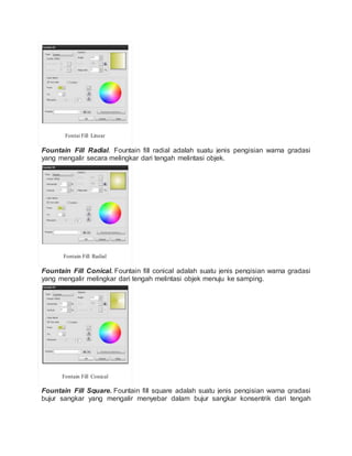 Model dan penggunaan warna pada corel draw | DOCX