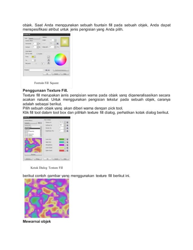 Model dan penggunaan warna pada corel draw | DOCX